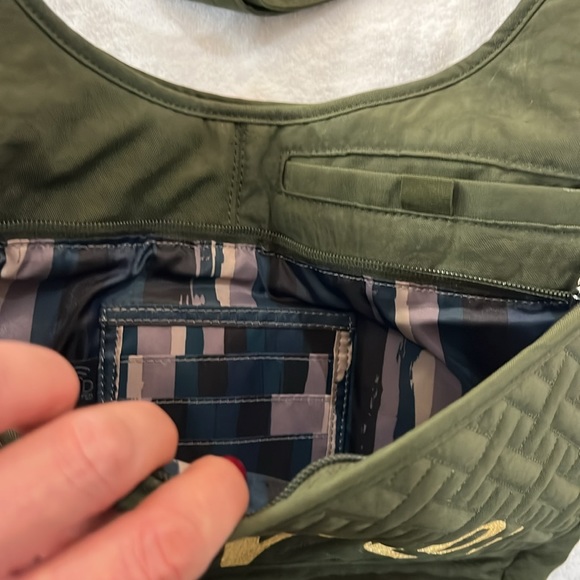 lug | Bags | Lug Canopy Crossbody In Olive Green With Gold Embroidery ...